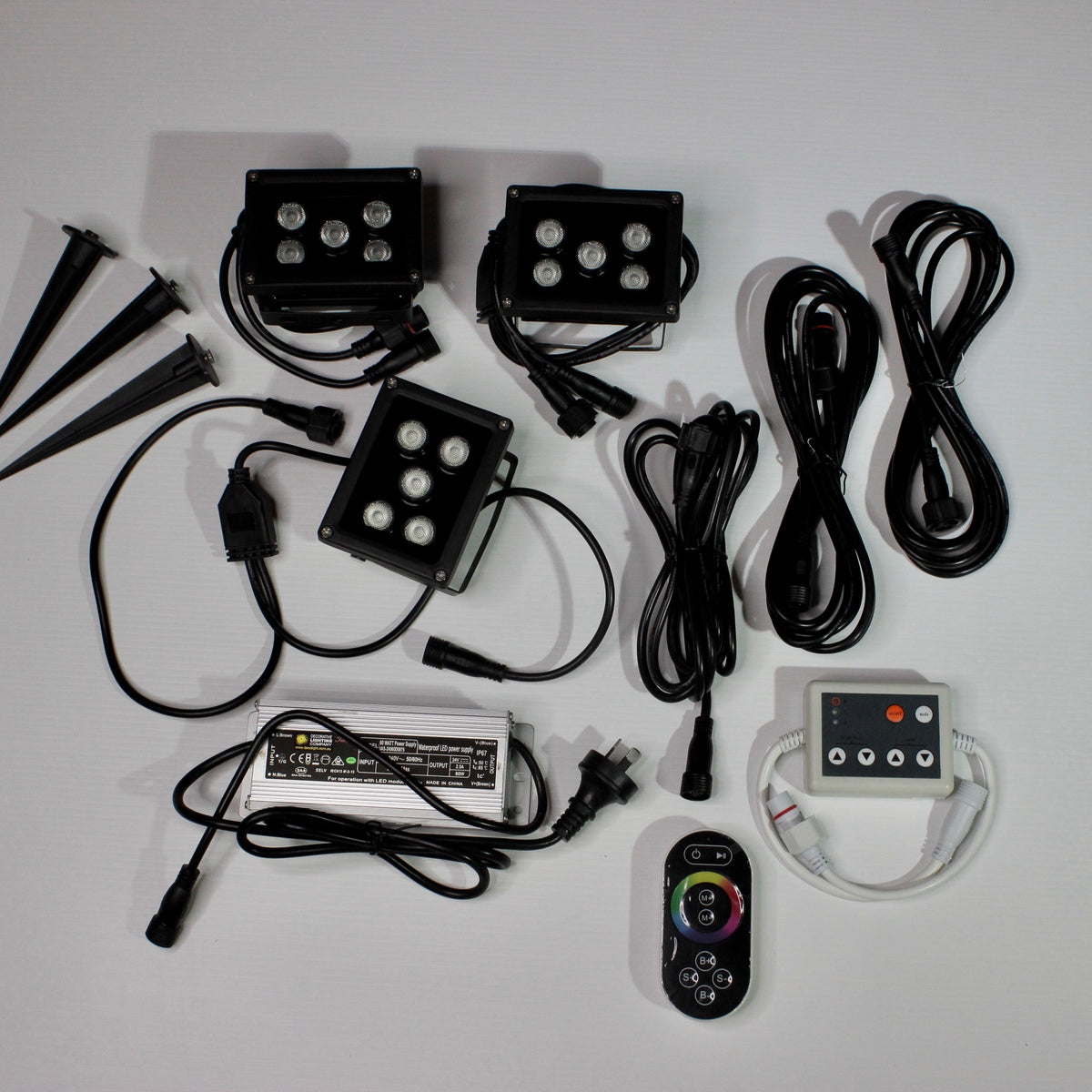 15w Warm White Medium Flood Light Kit – Decorative Lighting Company